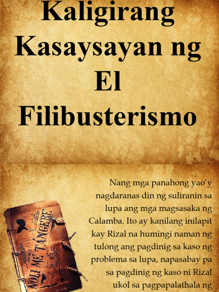 Kaligirang Kasaysayan NG El Filibusterismo | PDF