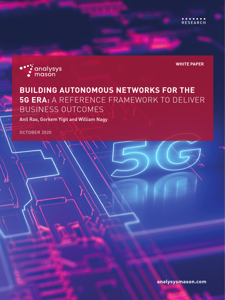5G Autonomous Networks | PDF