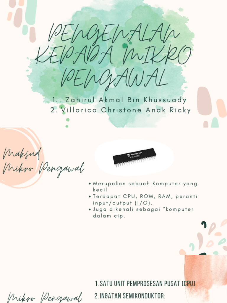 2.0 Pengenalan Kepada Mikro Pengawal (Microcontroller-Mc) | PDF