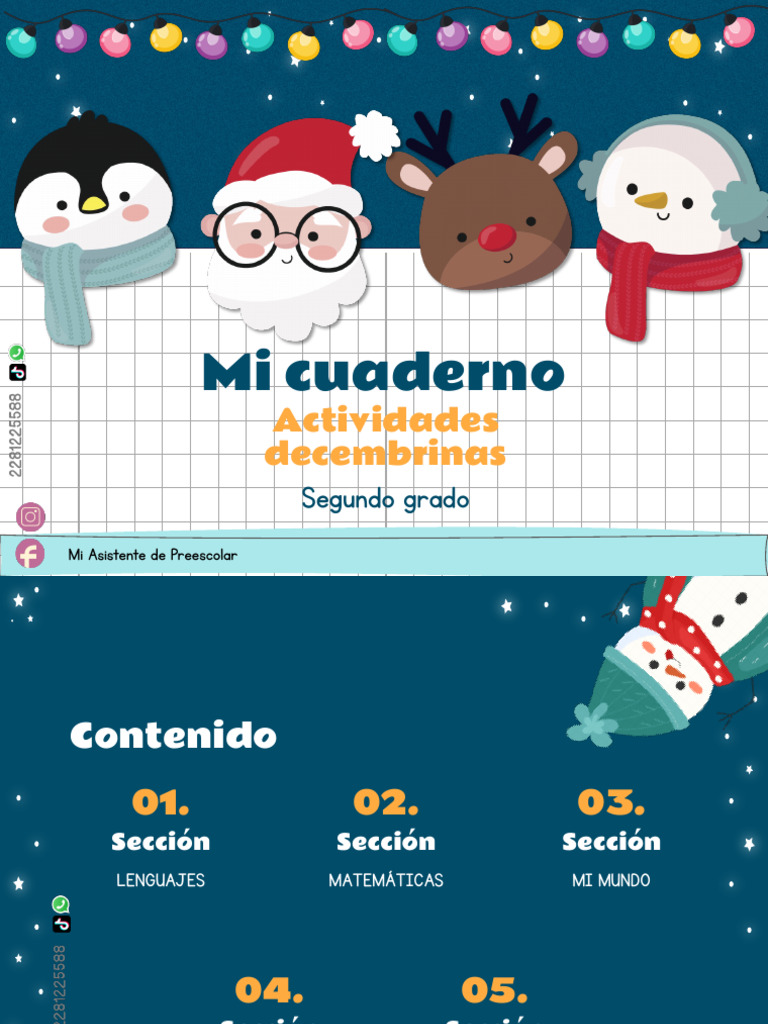 Actividades Decembrinas para Segundo Grado | PDF | Navidad