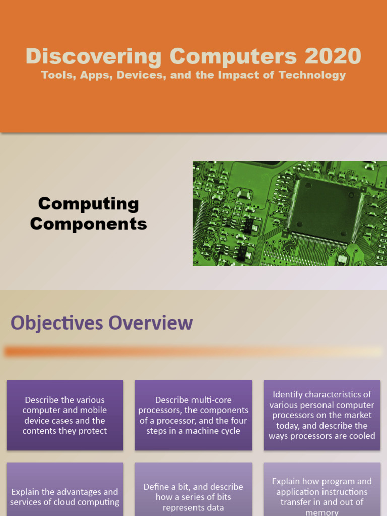 DC20 - T3 Computing Components | PDF | Random Access Memory | Central Processing Unit