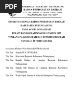 Surat Edaran Tahapan Dan Jadwal Penyusunan APBD 2026 | PDF