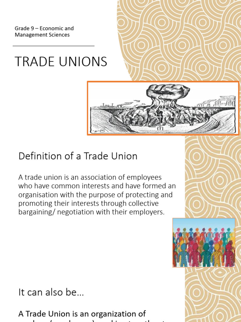 GR 9 - Trade Unions | PDF | Strike Action | Trade Union