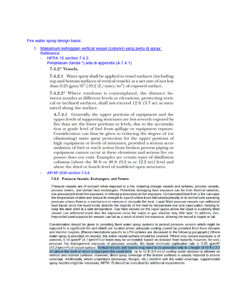 Water Spray Design | PDF