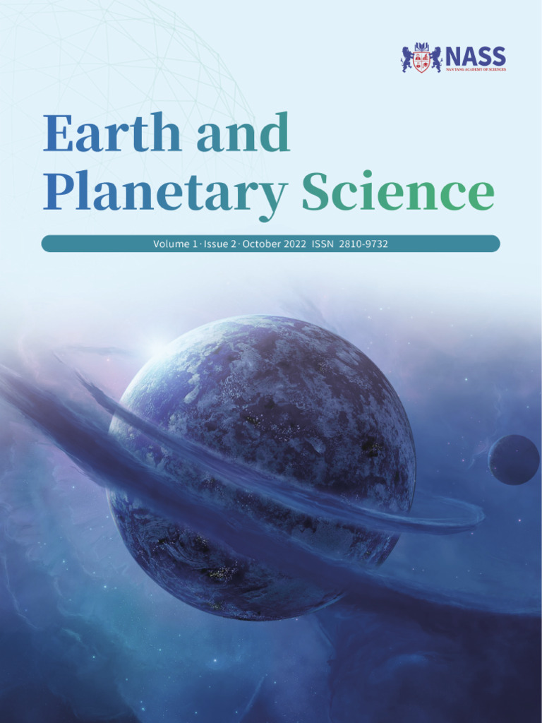 Earth and Planetary Science - Volume 01 - Issue 02 - October 2022 | PDF ...