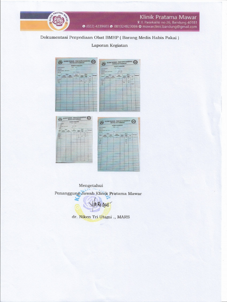 13.15.1.3 Dokumentasi Penyediaan Obat BMHP | PDF