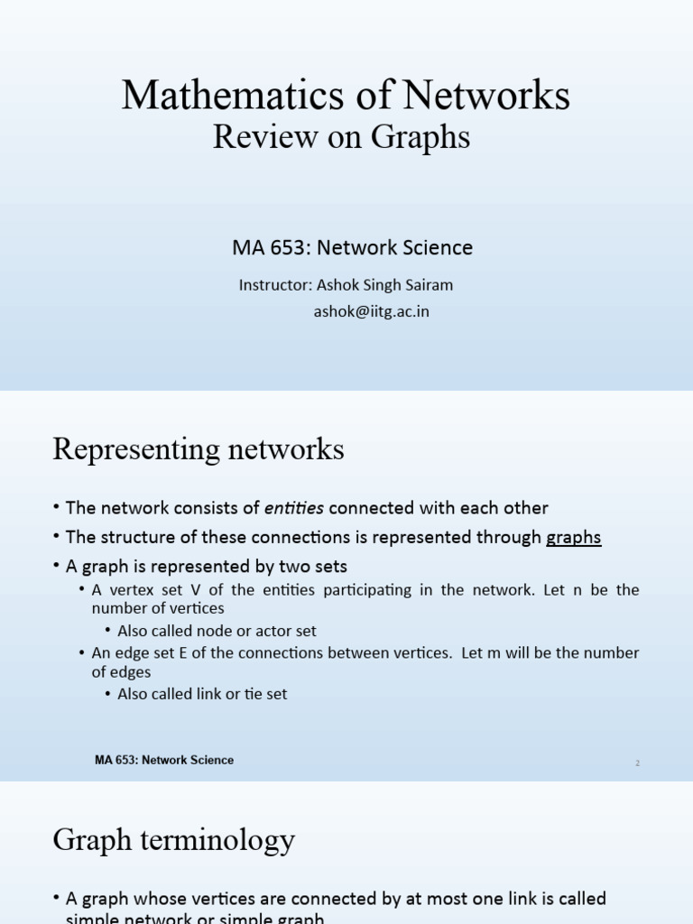 Lec 4 | PDF | Vertex (Graph Theory) | Algebra