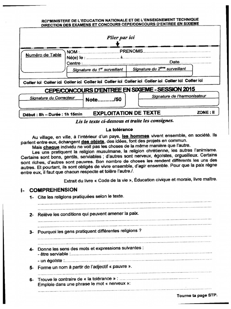 Cepe Zone2 Et 2015 | PDF