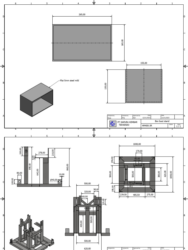 Stand Differential Centre HM400-3R ASSY | PDF