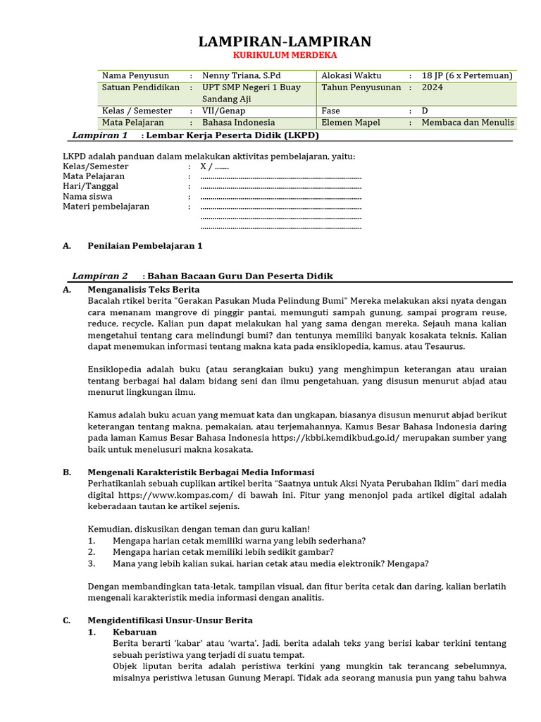 Lampiran Lampiran | PDF