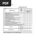Form Checklist Kotak p3k | PDF