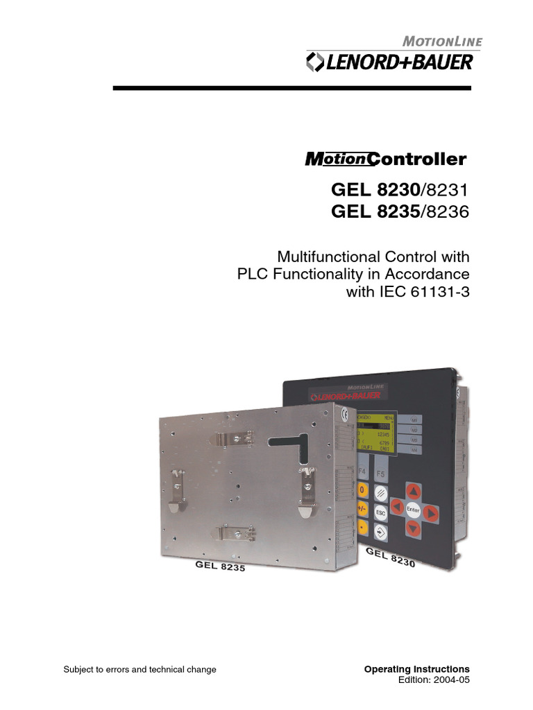 Manual Lenord 3278 - bg823x - e | PDF | Computer Engineering | Computing