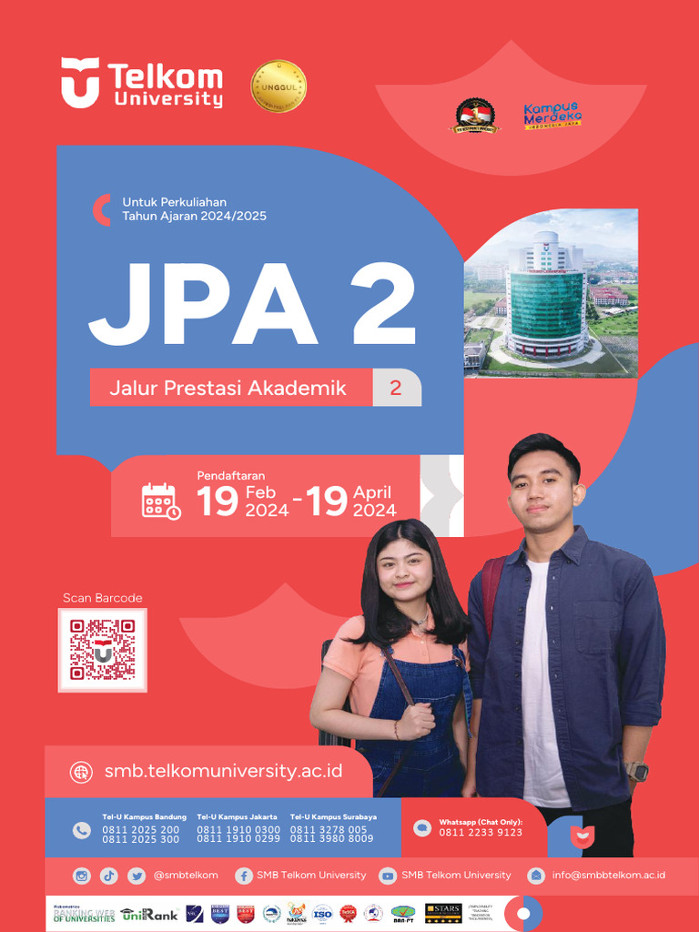 Brosur JPA 2 Telkom University 2024 | PDF