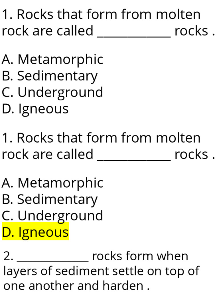 Types of Rocks and Earth's Heat Processes | PDF