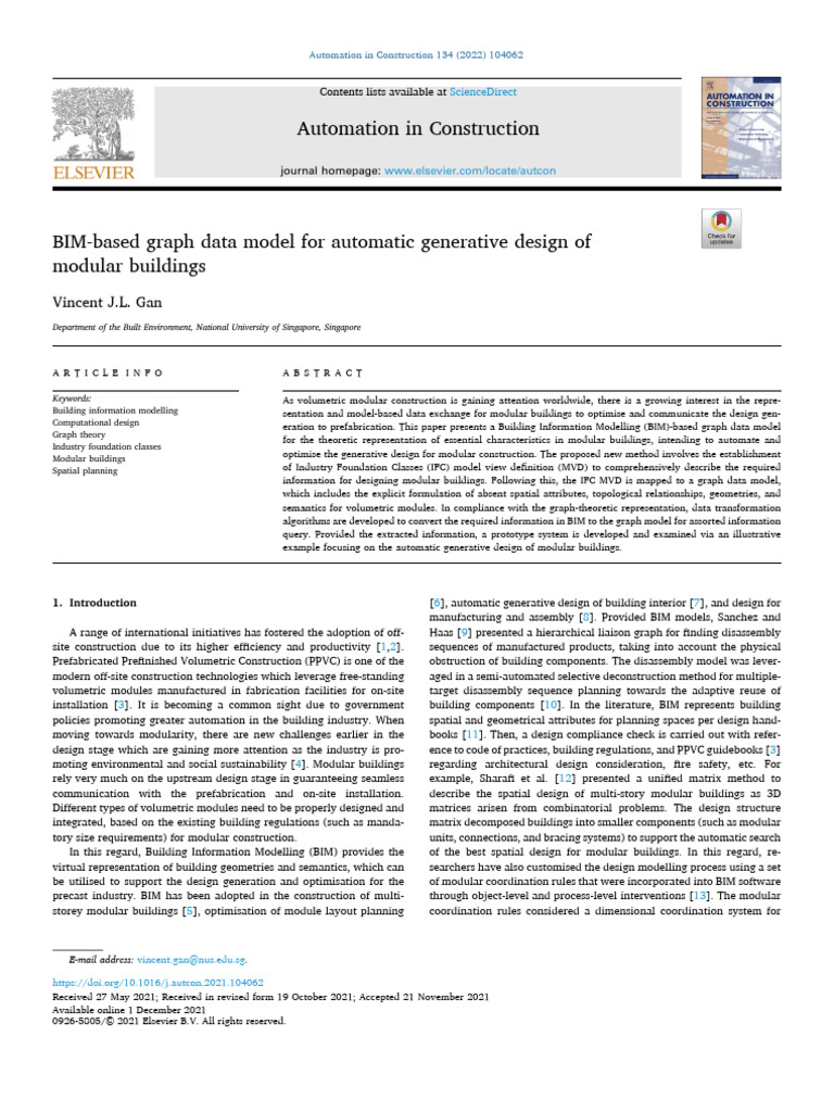 Automated Design Modular Buildings GAN | PDF | Building Information Modeling | Modularity