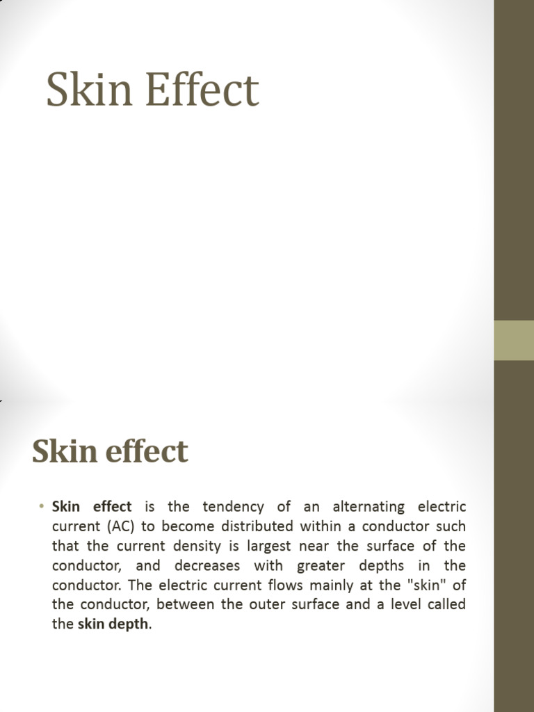 Skin Effect | PDF