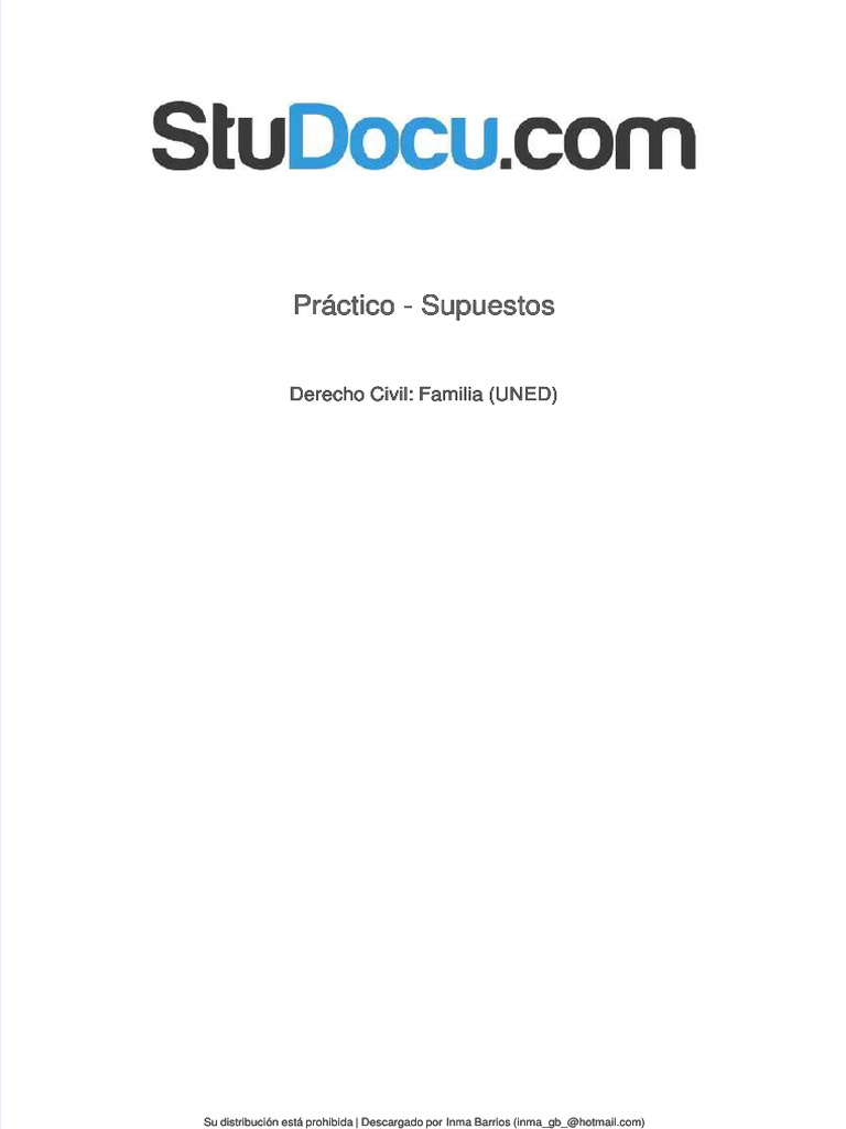 PDF Practico Supuestos Compress | PDF | Anulación | Adopción