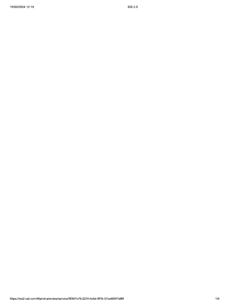 Code Erreur 261-13 Caterpillar 140K | PDF