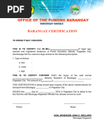 Bgy Tanod Id 1-2-2 | PDF | Philippines