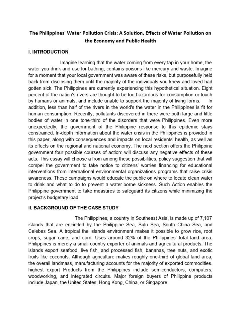 Genethea Case Study | PDF | Water Pollution | Water