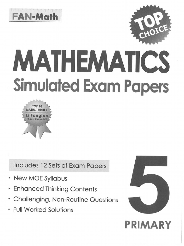 Fan-Math Mathematics Stimulated Exam Papers P5 | PDF