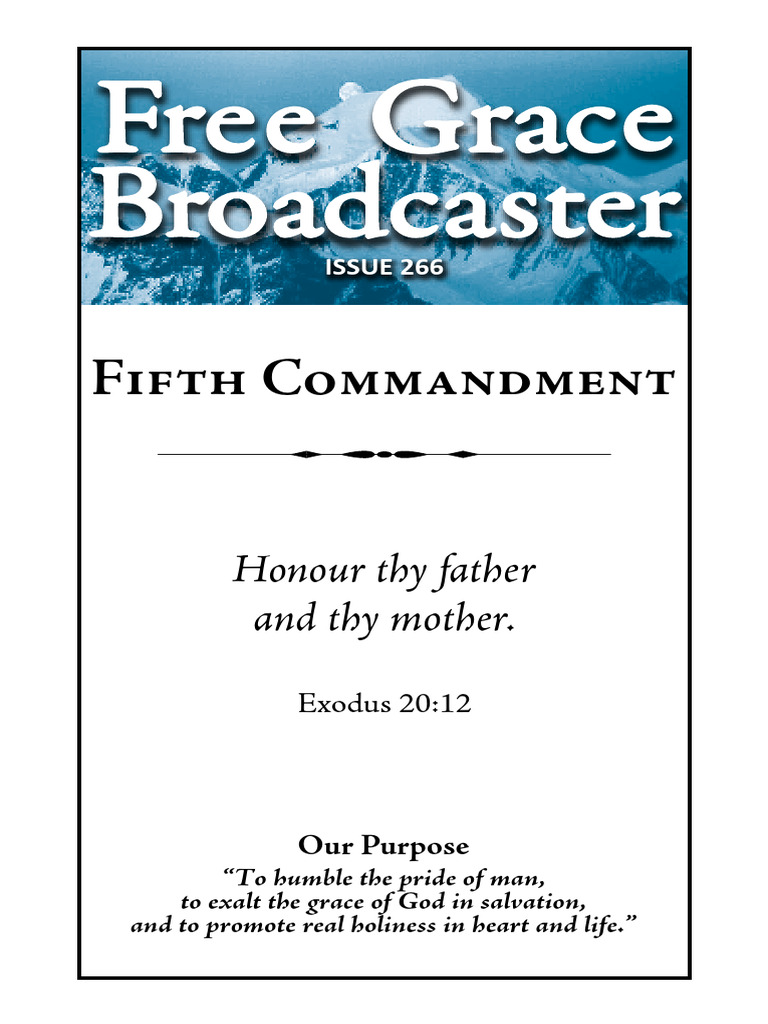 Fifth Commandment - 266 | PDF | Ten Commandments | Jesus