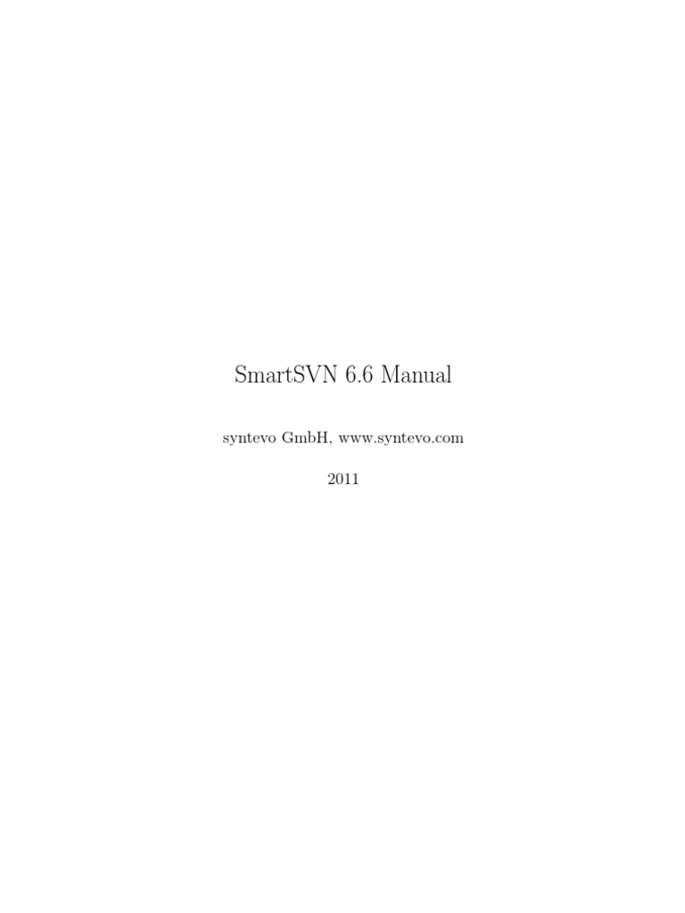 SVN Manual | PDF | Version Control | Digital Technology