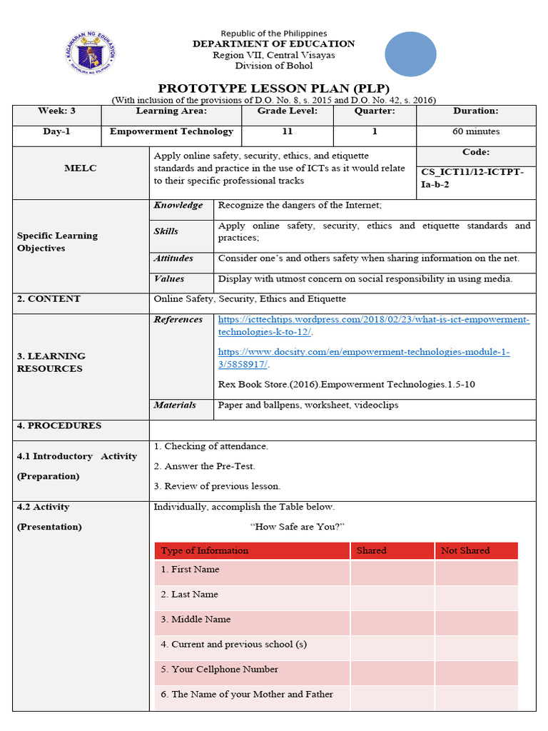 Week 3-1 | PDF | Learning | Safety