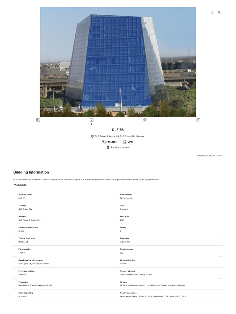 DLF 7B Office Space for Lease | PDF