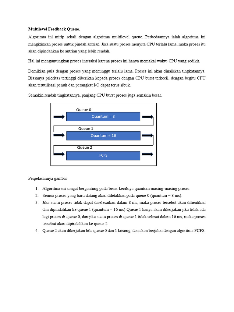 Multilevel Feedback Queue | PDF