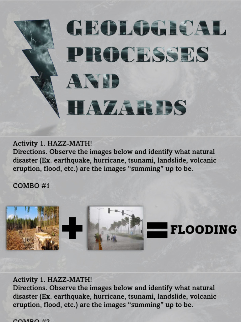 Geological Hazards and Disaster Risks | PDF | Landslide | Coral Reef