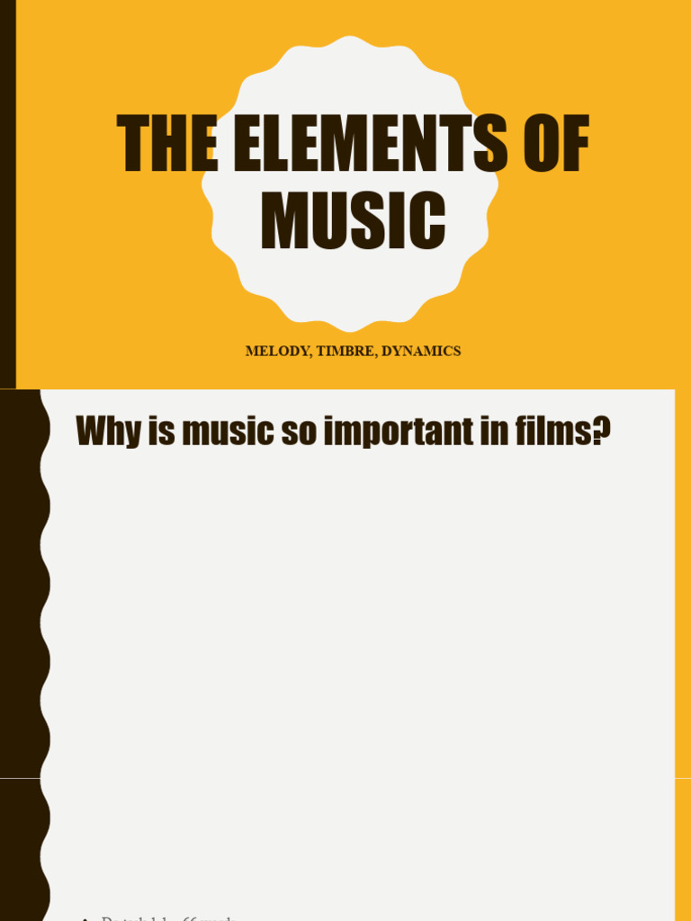 Powerpoint - Melody, Timbre, Dynamics | PDF