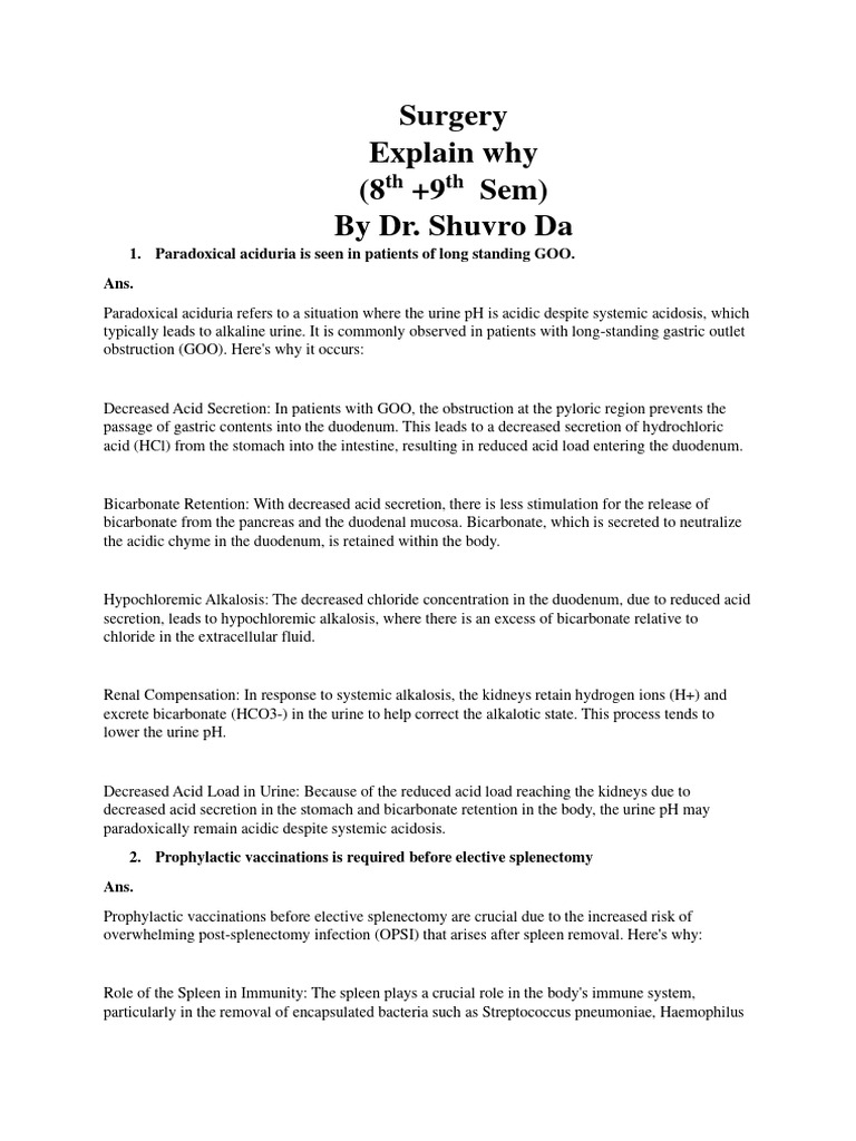 Surgery Explain Why | Download Free PDF | Gallbladder | Lymphatic System