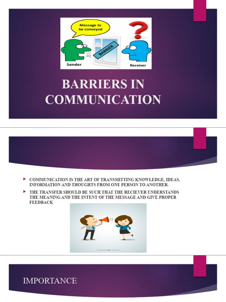 Communication Barriers | PDF | Communication | Stereotypes