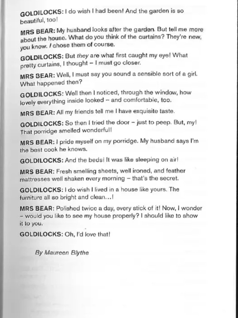 Goldilocks | PDF