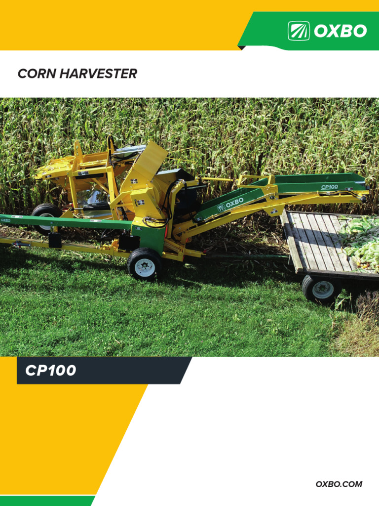 CP100 20 | Download Free PDF | Maize | Tractor