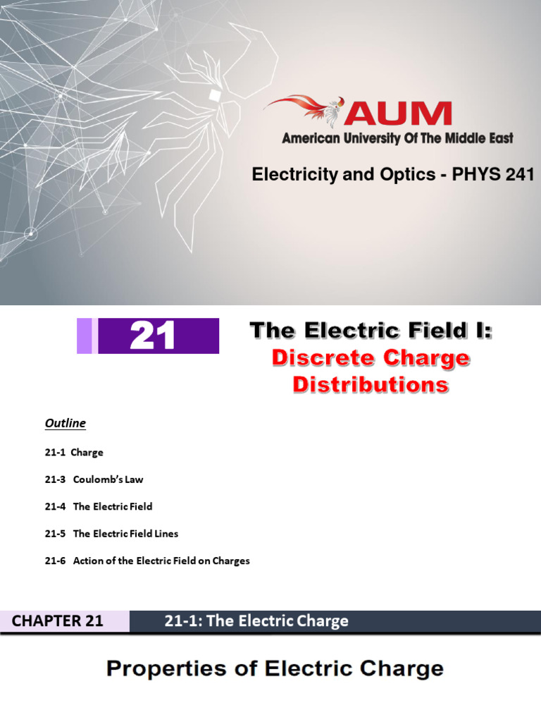 Electricity and Electric Fields Overview | PDF | Electric Field ...