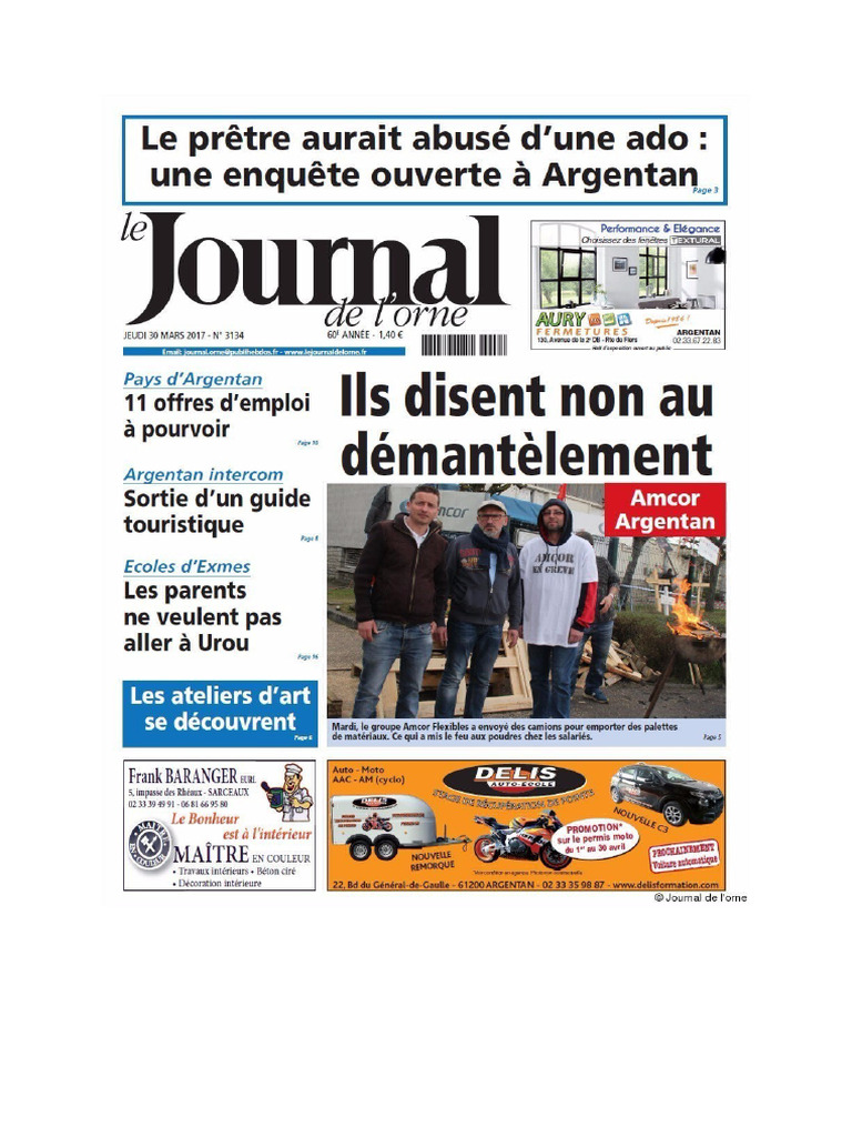 Une D'un Journal | PDF