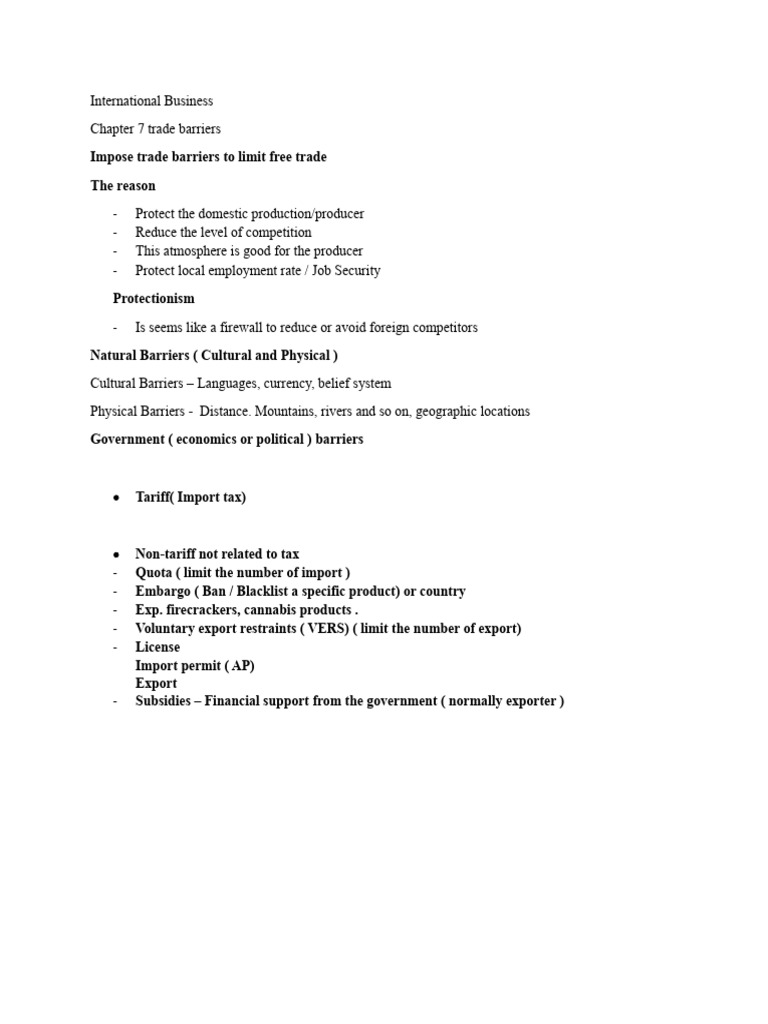 International Business Chapter 7 | PDF