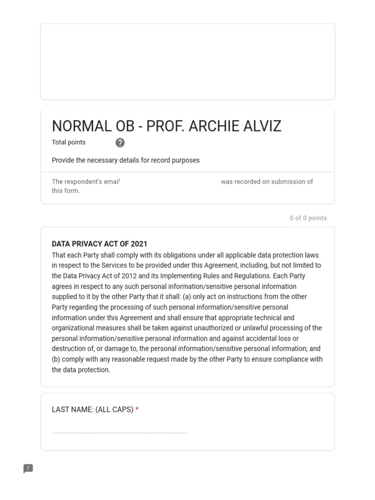 Normal Ob Prof. Archie Alviz | PDF | Pregnancy | Childbirth