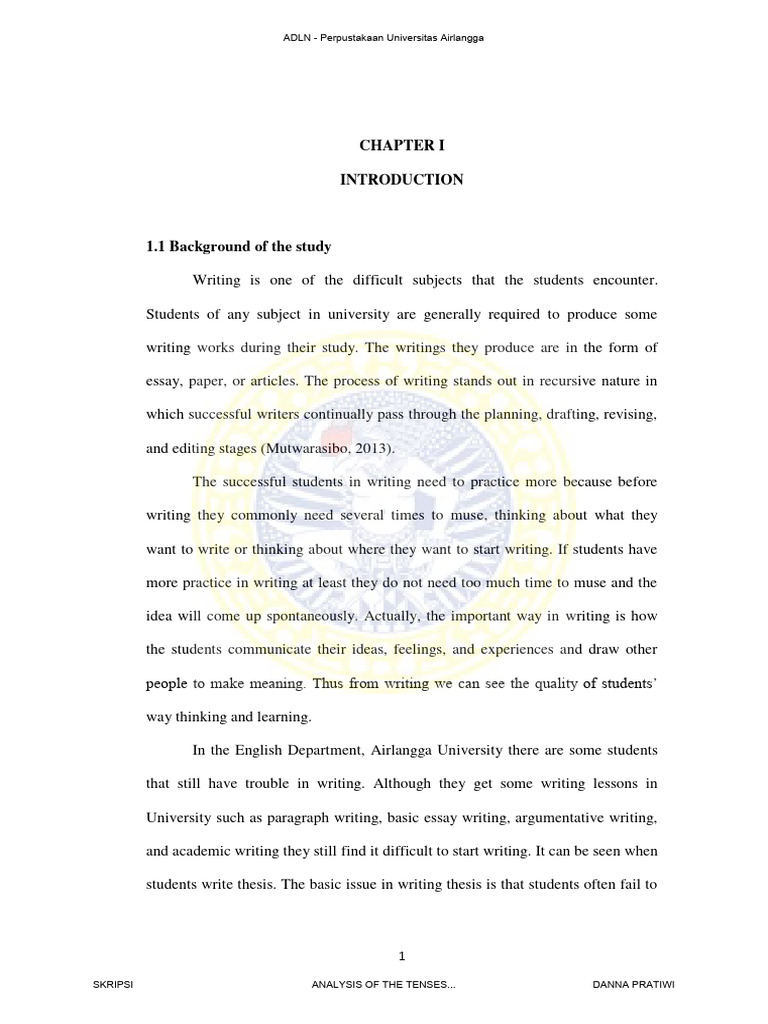 Contoh Writing Analysis B.ing | PDF | Linguistics | Abstract (Summary)