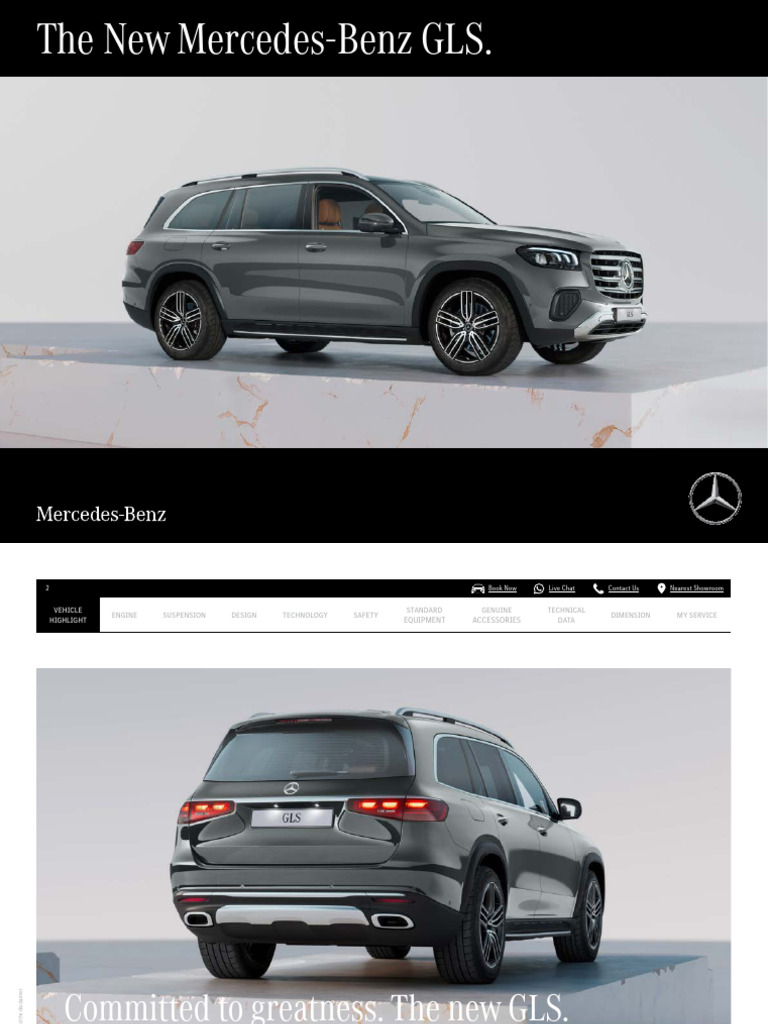 Mercedes Benz Gls | PDF | Turbocharger | Trunk (Car)