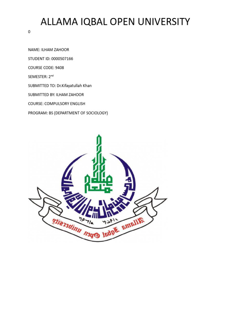 COMPULSORY ENGLISH Assignment 1 | PDF | Air Pollution | Water Pollution