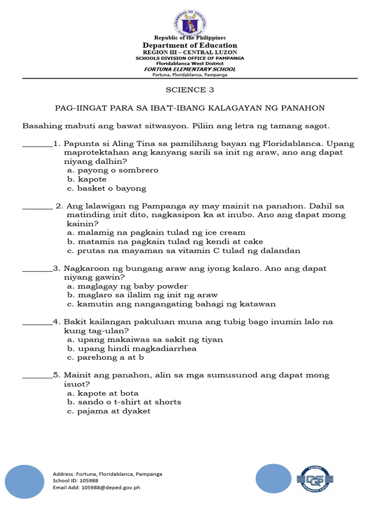 Contextualized Activity in Science | PDF