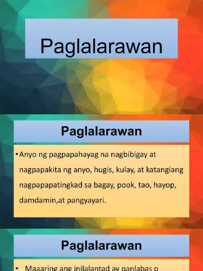 PAGLALARAWAN | PDF