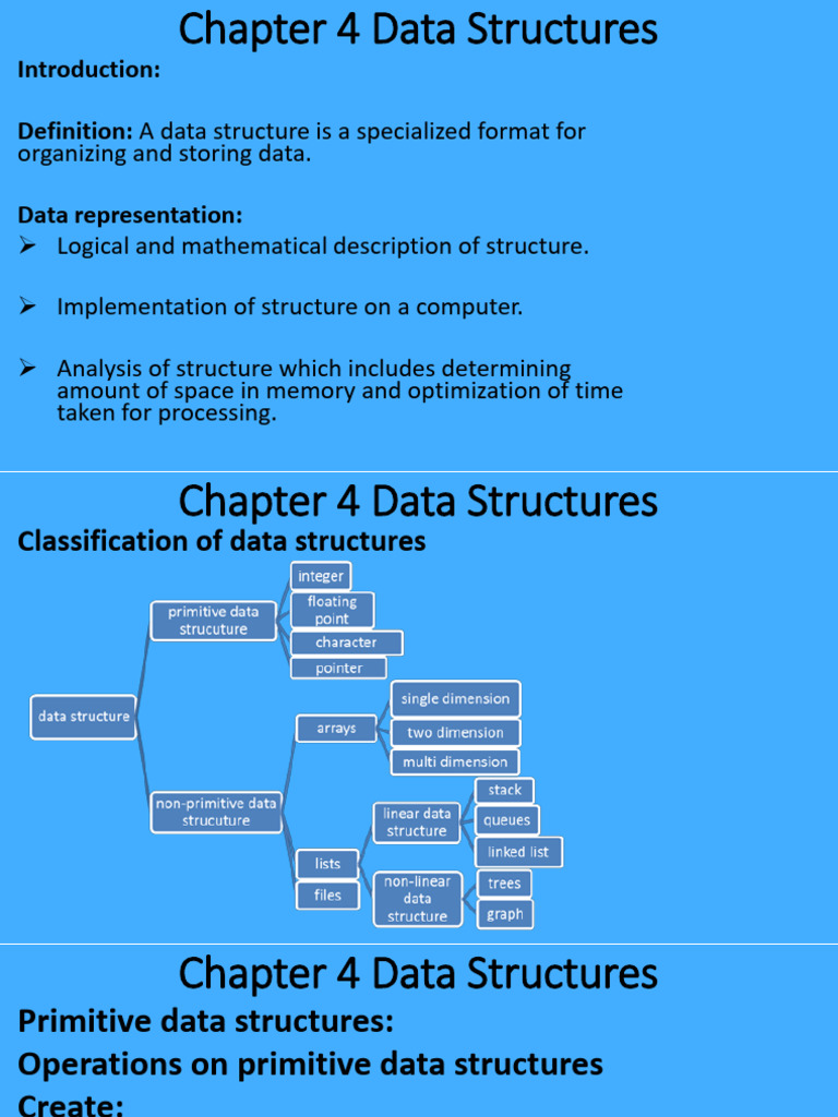 Chapter 4 Data Structures | PDF | Queue (Abstract Data Type) | Software ... Chapter 4 Data Structures | PDF | Queue (Abstract Data Type) | Software ...