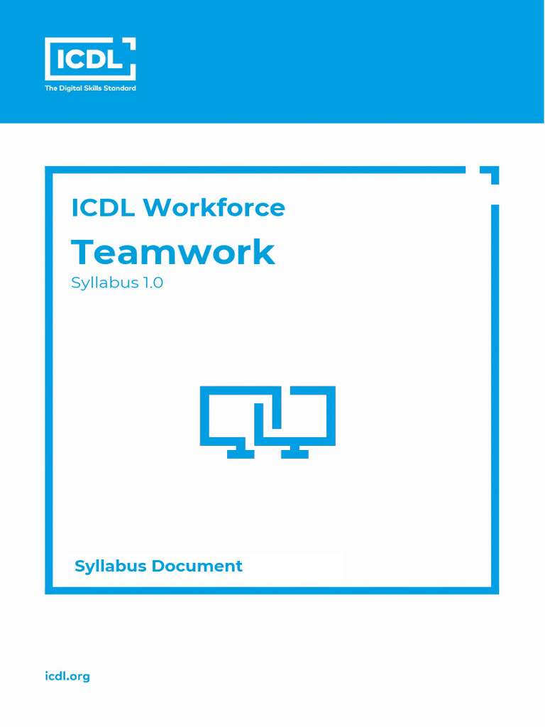 ICDL Teamwork Syllabus 1.0 | PDF | Web Conferencing | Social Media