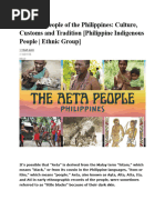 Indigenous Groups in Bicol BSIT-2A | PDF | Ethnicity