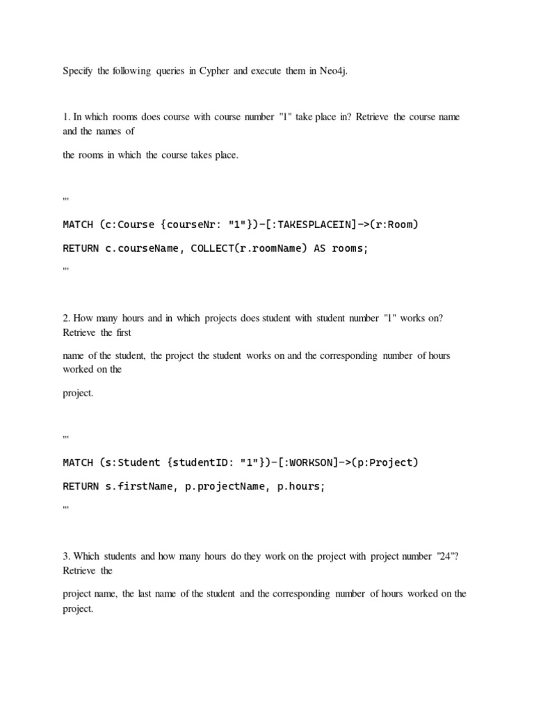 Main Neo4j Solutions | PDF