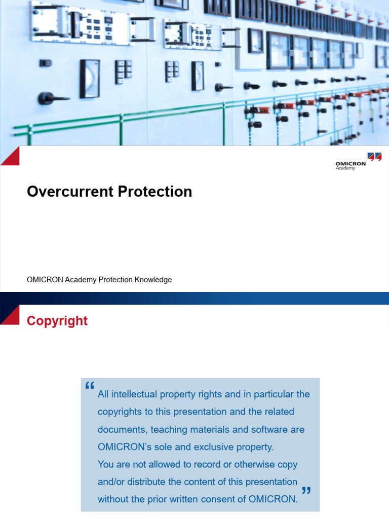 PRS - Theory Overcurrent Protection Complete - ENU | PDF | Electric ...